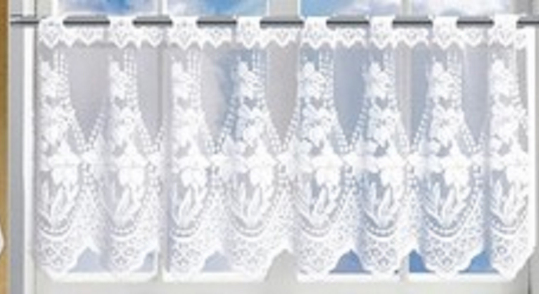 Princess Lace Valance (60"X19")-White - Wayfair Canada