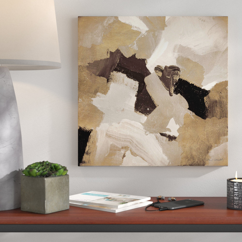 Wrought Studio™ 'Muted Abstract II' Acrylic Painting Print on Canvas ...