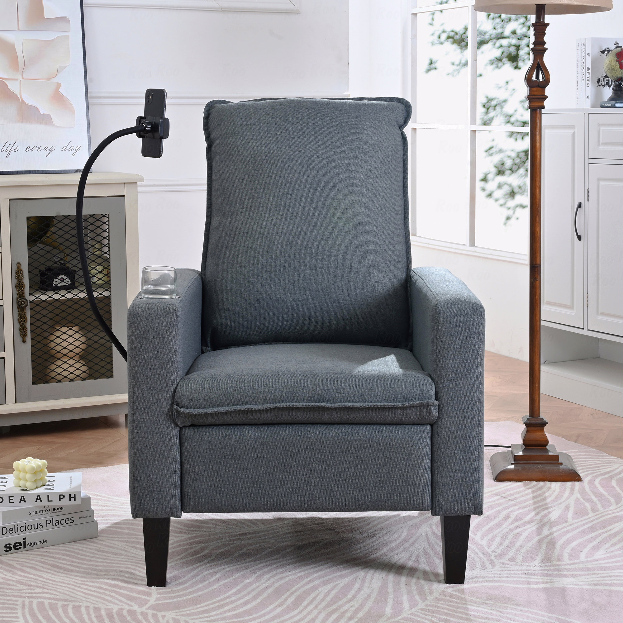 Latitude Run® Recliner Basic Accent Chairs For Adults, Adjustable ...