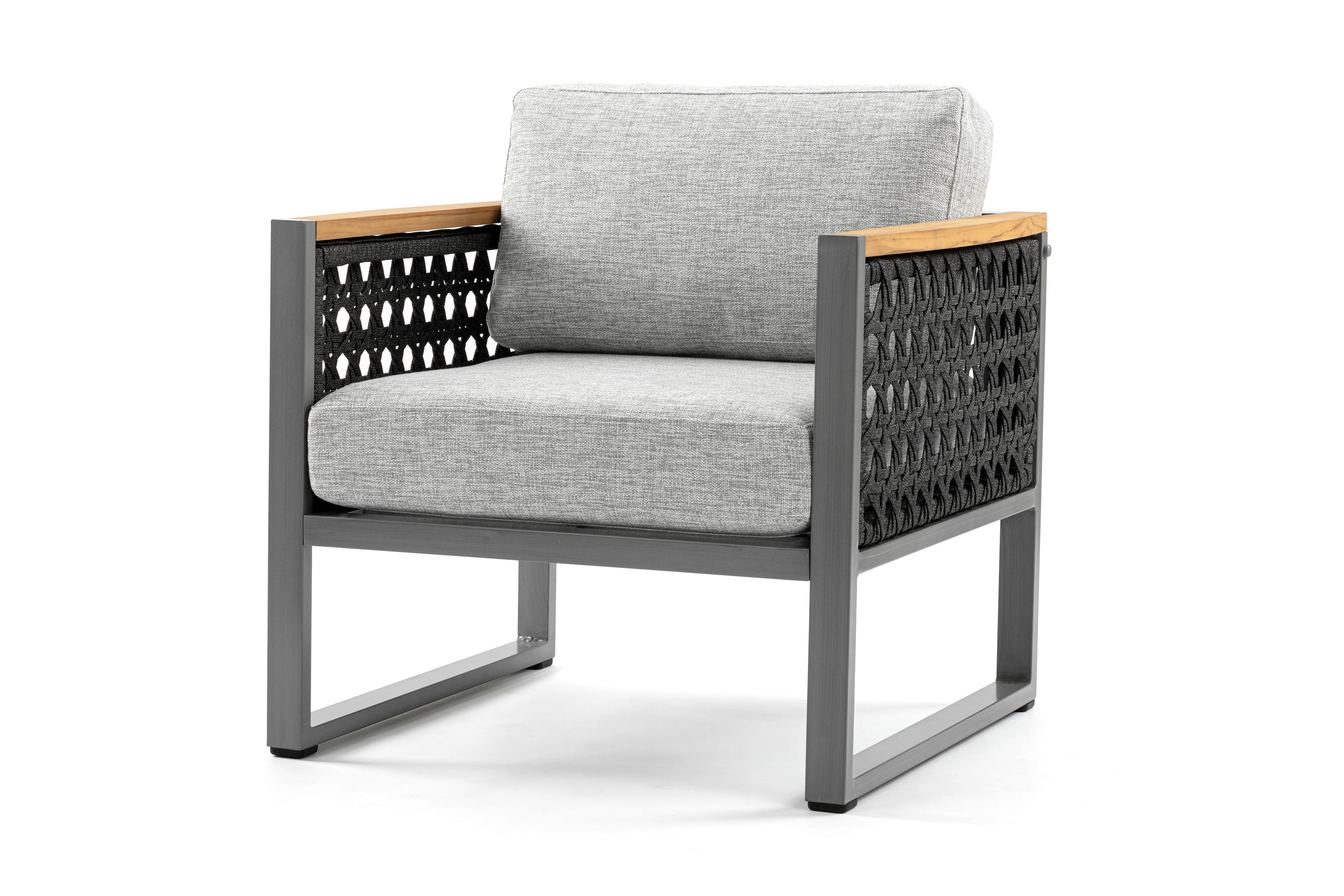 Latitude Run® Alex Weatherproof Indoor And Outdoor Modular Arm Chair ...