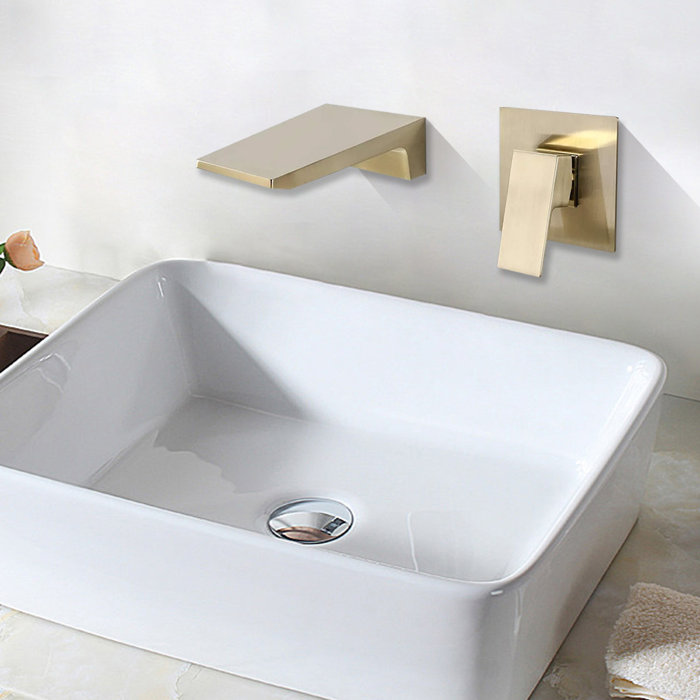 NOVEL Wall Mounted Optional Single-handle Bathroom Faucet & Reviews ...