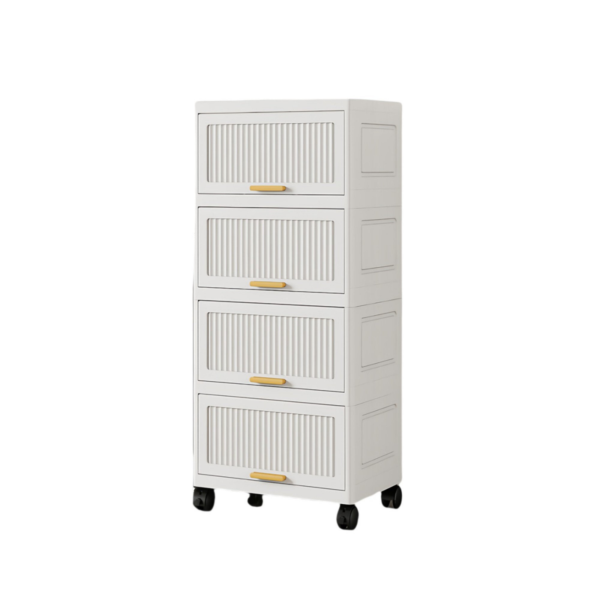 Ebern Designs Flip Open Storage Box With Wheels | Wayfair