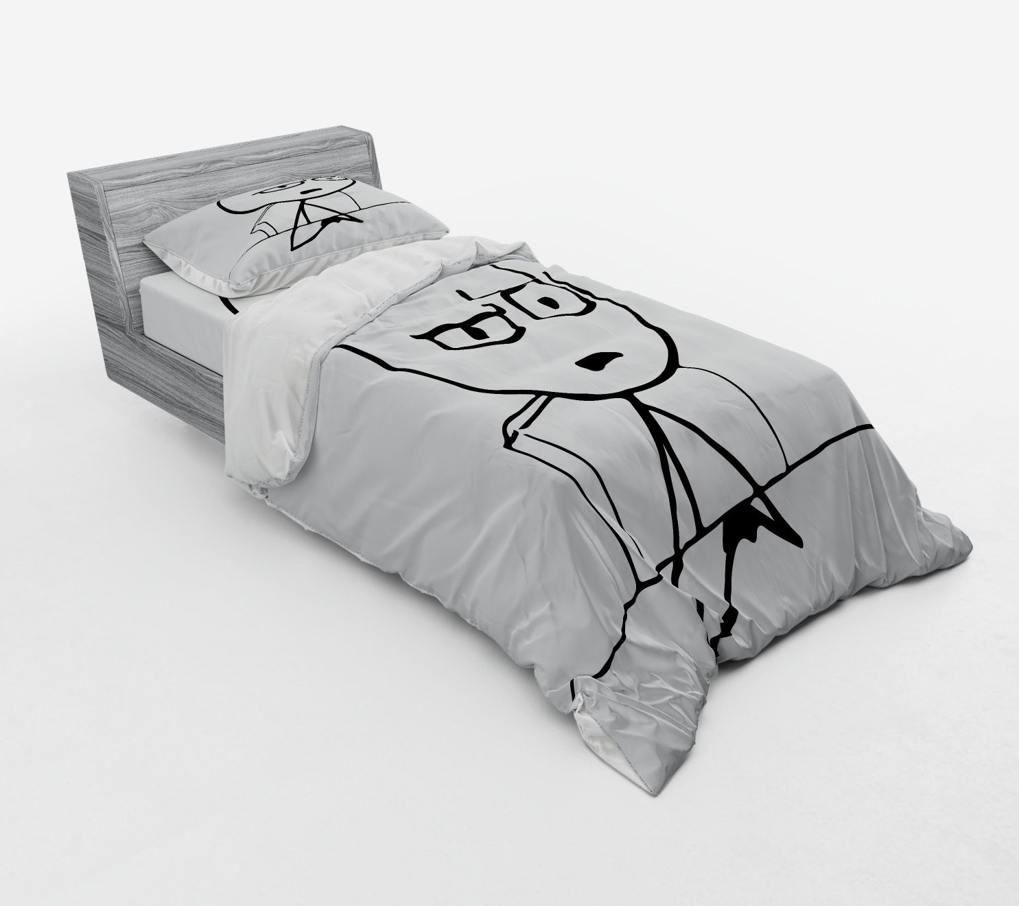 Ambesonne Humor So What Guy Meme Face Best Avatar Wtf Hipster Mascot ...