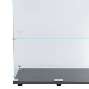 Ivy Bronx Two Door Display Cabinet with Storage Shelves "& Reviews ...