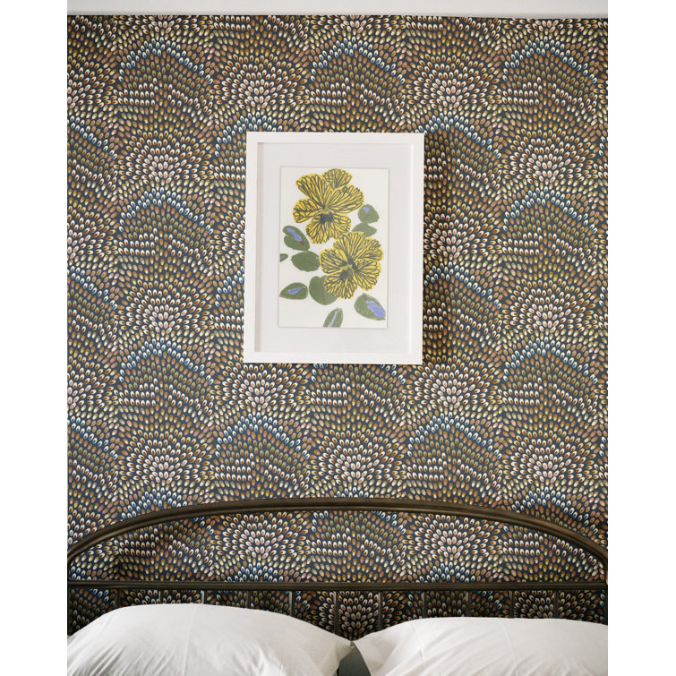 Mitchell Black Jandaya Abstract Vinyl Wallpaper Roll | Perigold