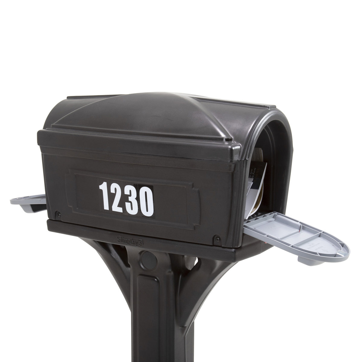 Simplay3 Dig Free Easy Up Classic Post Mounted Mailbox & Reviews | Wayfair