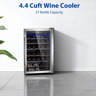 Antarctic Star 37 Bottle Wine Fridge, 4.45 Cu.ft Freestanding Wine ...