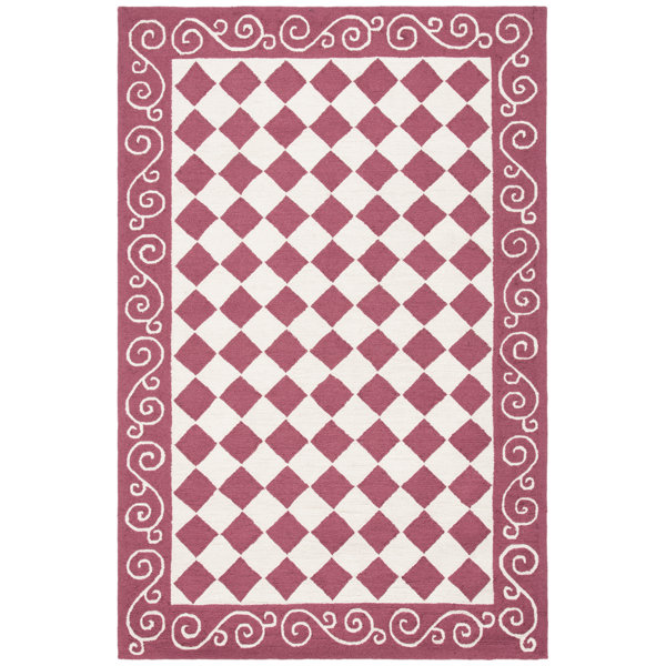 Fleur De Lis Living Brayton Hand Hooked Wool Pile Rug & Reviews | Wayfair