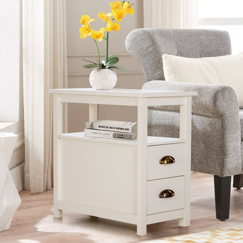 Lark Manor™ Phyllida 2 - Drawer End Table & Reviews | Wayfair