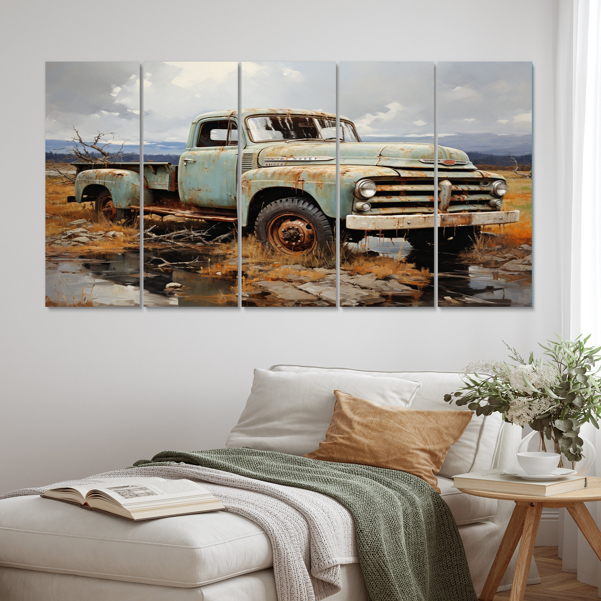 Rosalind Wheeler " Pickup Truck Atmospheric Impressionism I " 5 ...