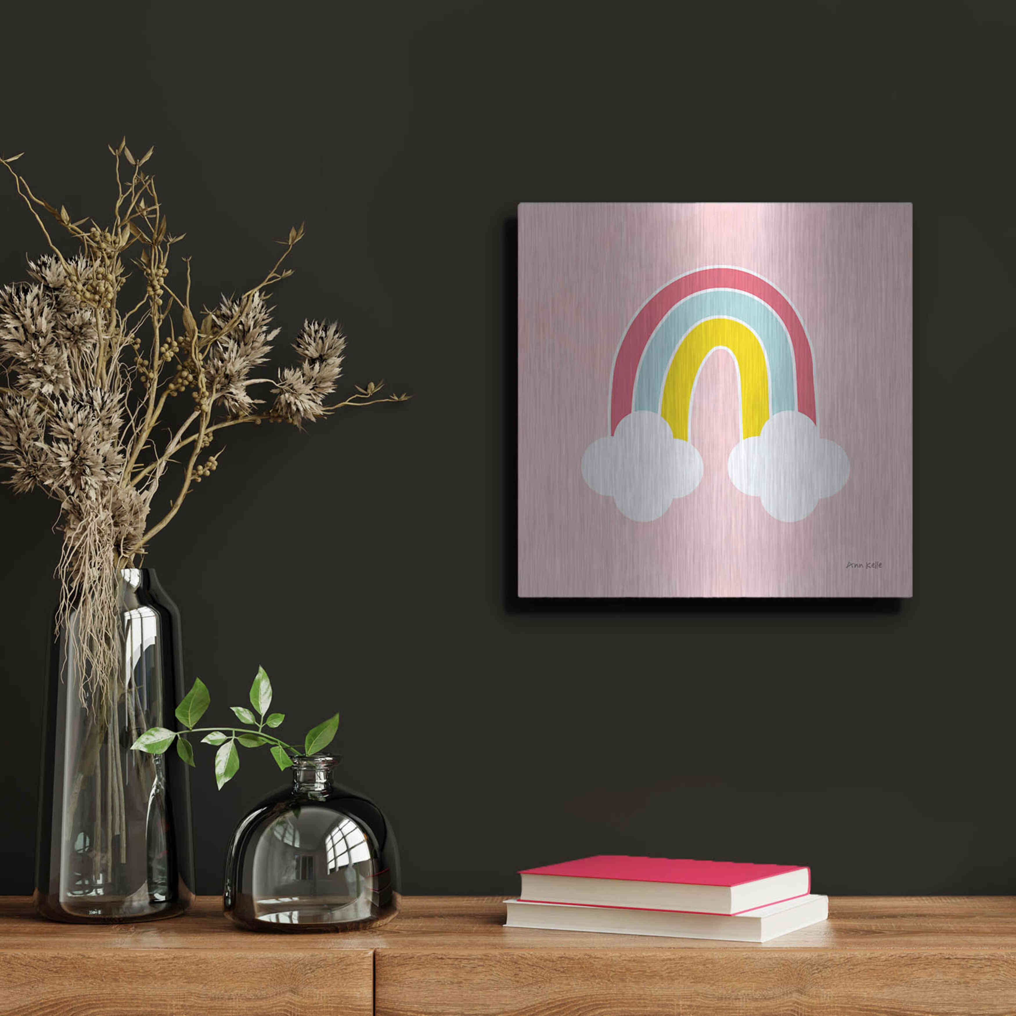 Isabelle & Max™ 'His Rainbow' by Ann Kelle Designs, Metal Wall Art | Wayfair