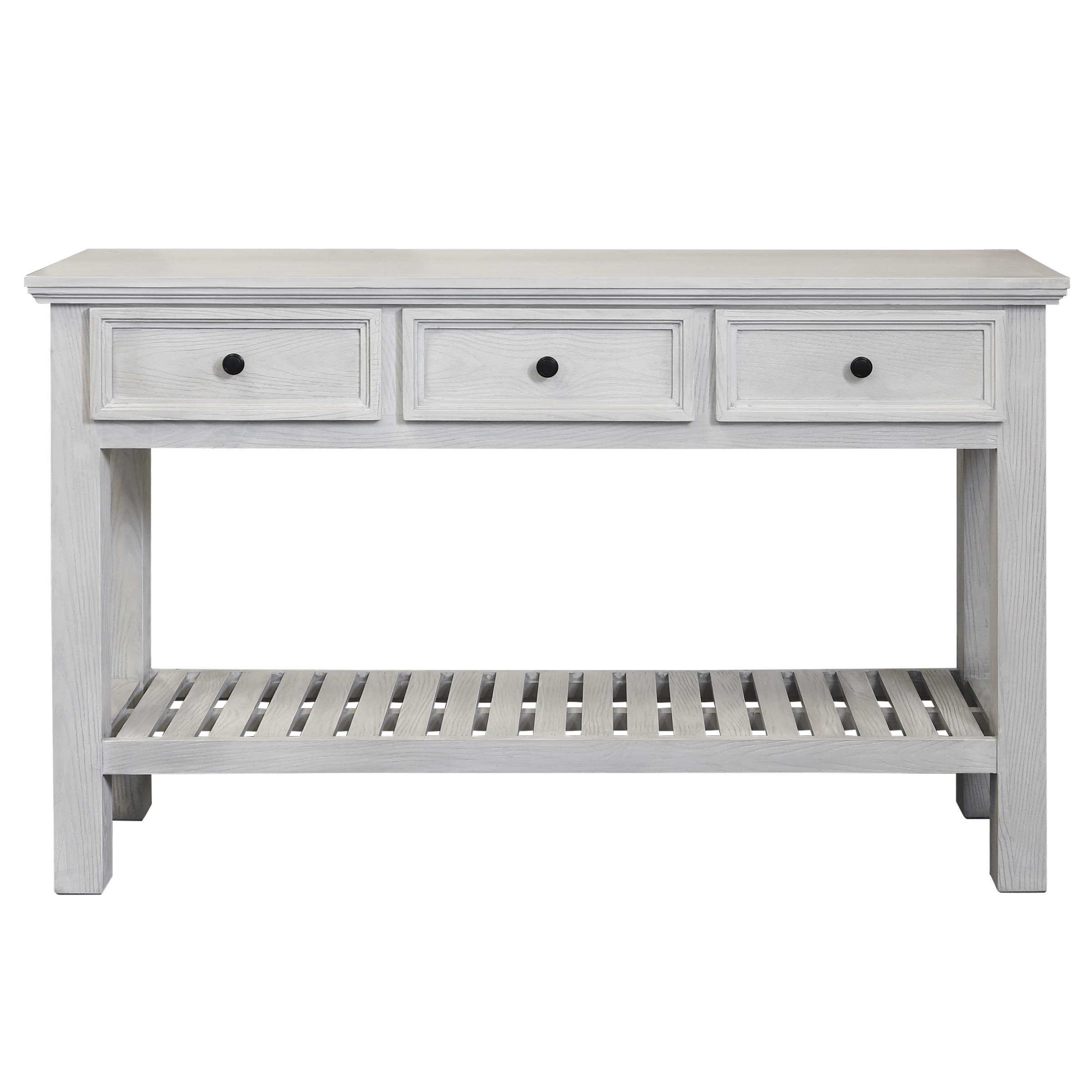 Red Barrel Studio Three-Drawer Console - Off White - Wayfair Canada