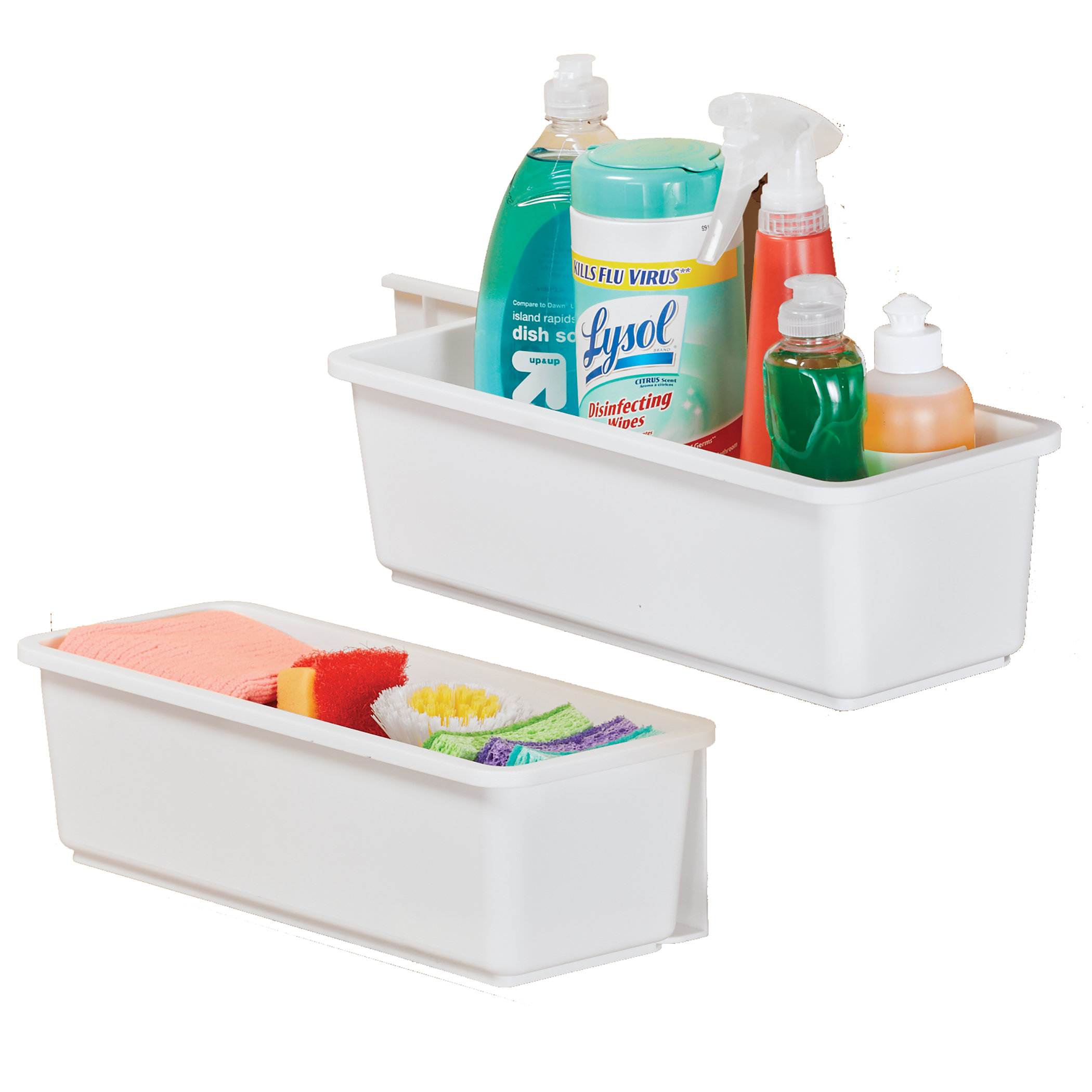 Rebrilliant Self-Adhesive Stick And Slide Organizers - Set Of 2 ...