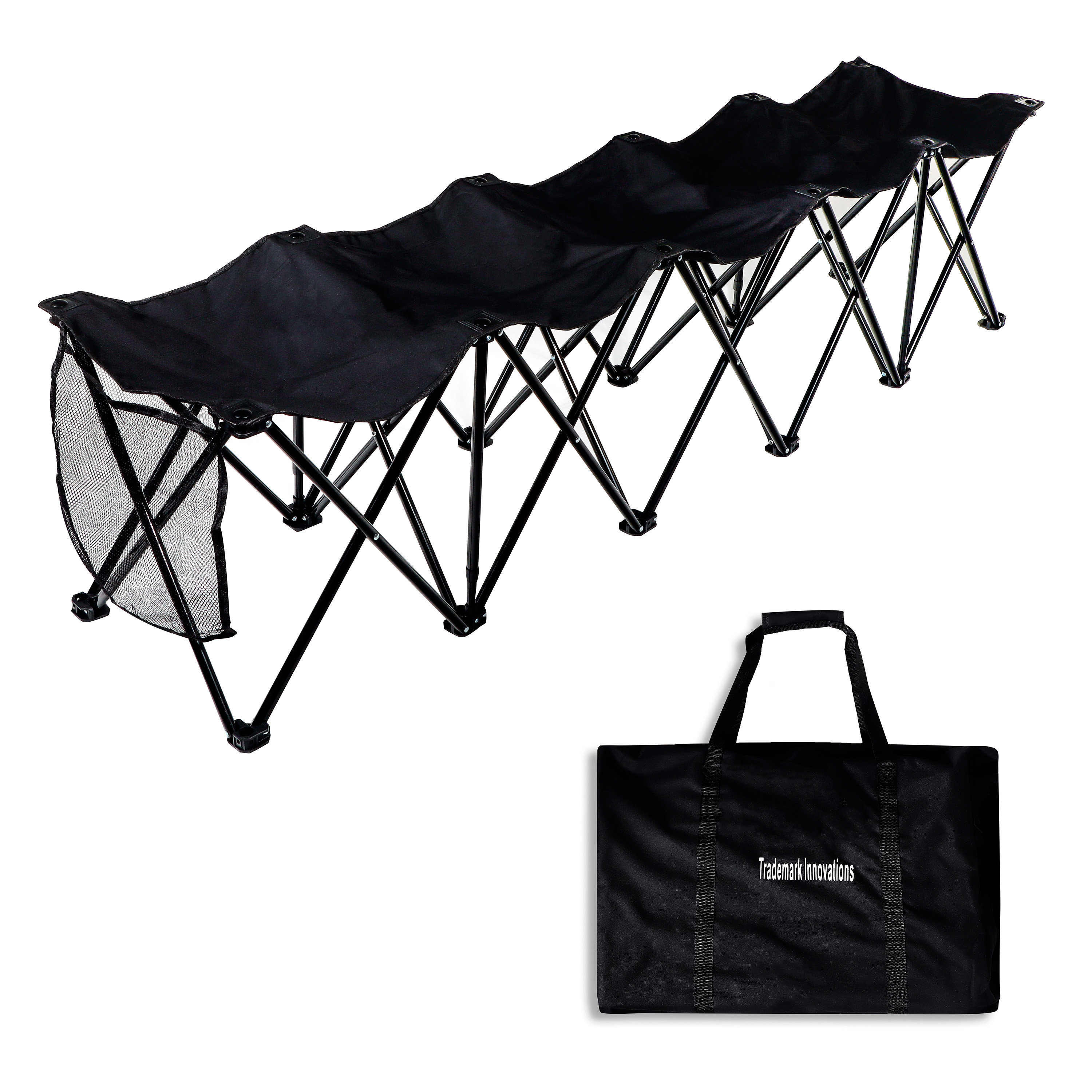 Trademark Innovations Portable 5-Seater Folding Camping Bench - Wayfair ...
