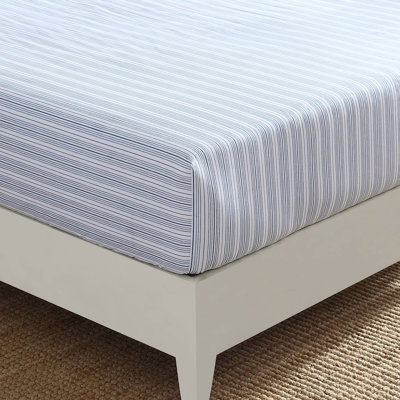 Nautica Percale Cotton Fully Elastic Fitted Sheet & Reviews | Wayfair