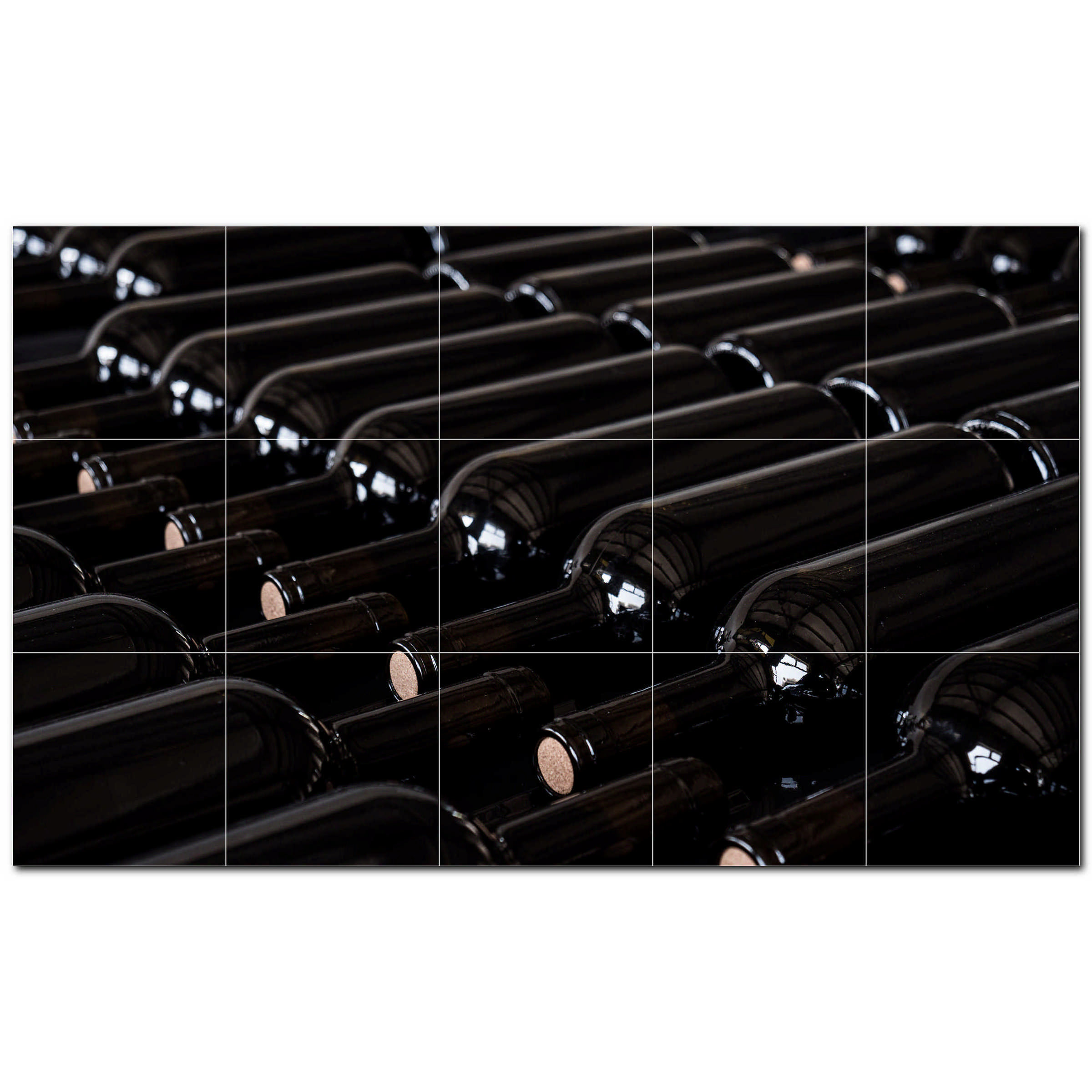 Picture-Tiles.com 30" x 18" Ceramic Wine Photo Decorative Mural Tile ...