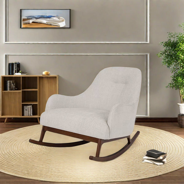 ChairVogue Modern Solid Wood Frame Rocking Chair Rocking Chair | Wayfair
