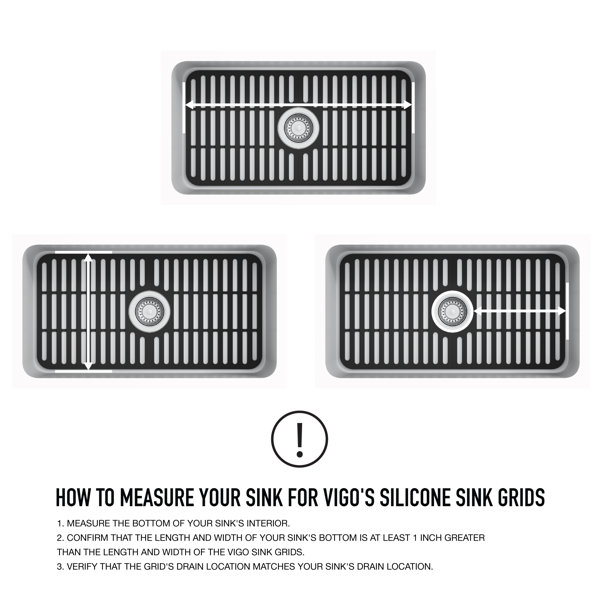 VIGO Silicone Grid Sink Grid & Reviews | Wayfair