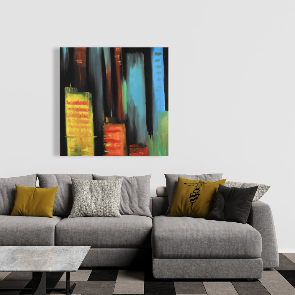 Begin Edition International Inc. Abstract Tall Buildings - Orange ...