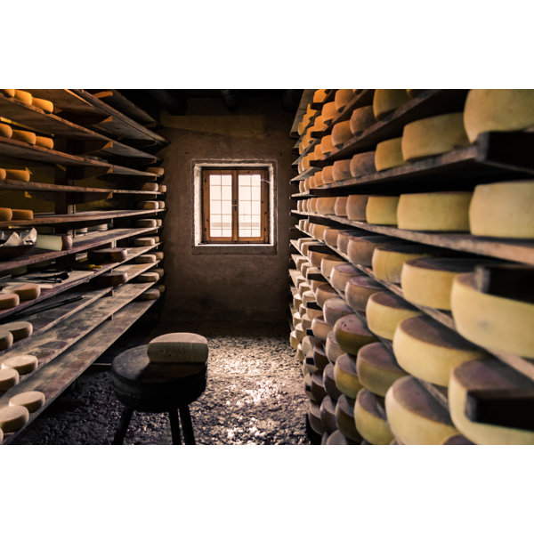 Hokku Designs Homemade Cheeses - Wrapped Canvas Photograph | Wayfair