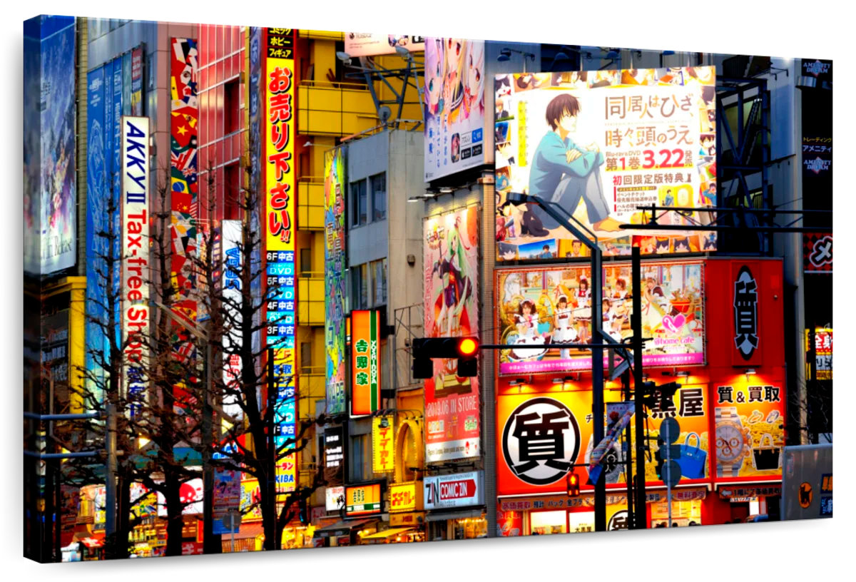 Ebern Designs Ravi Japan Nightlife | Wayfair