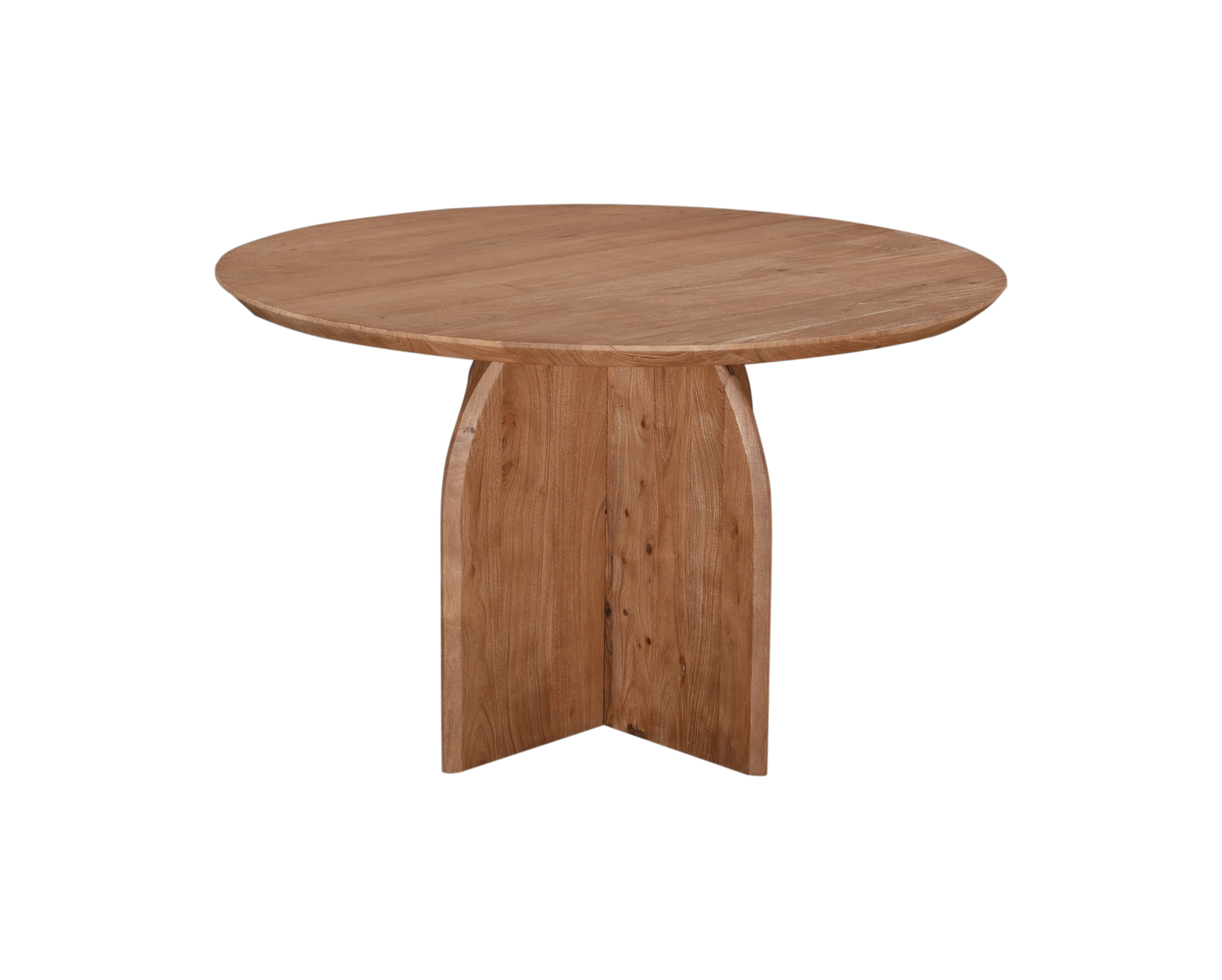 Birch Lane™ Manilow 48" Mango Solid Wood Pedestal Dining Table ...