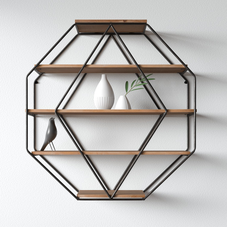 Mistana™ Colten 5 Shelf Octagon Wall Shelf & Reviews - Wayfair Canada