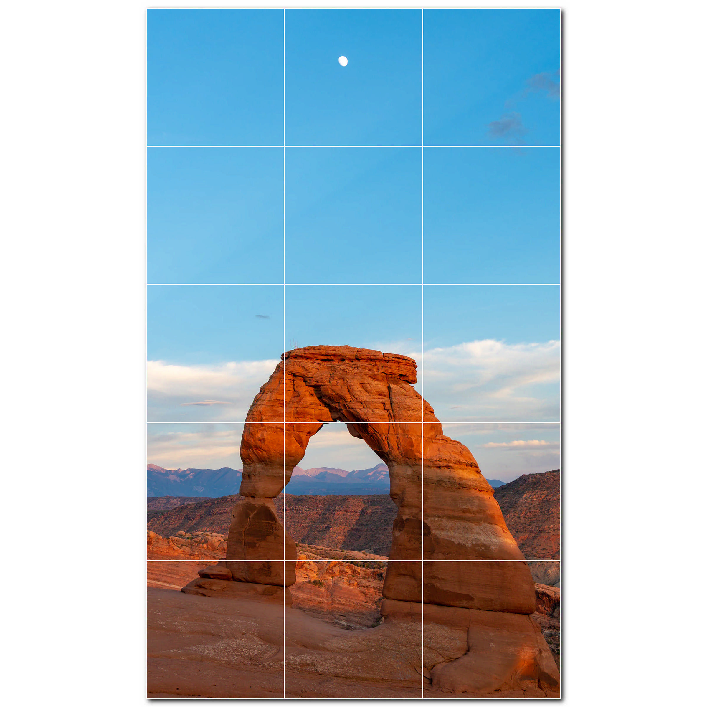 Picture-Tiles.com Canyon Photo 8'' x 8'' Satin Ceramic Decorative Mural ...