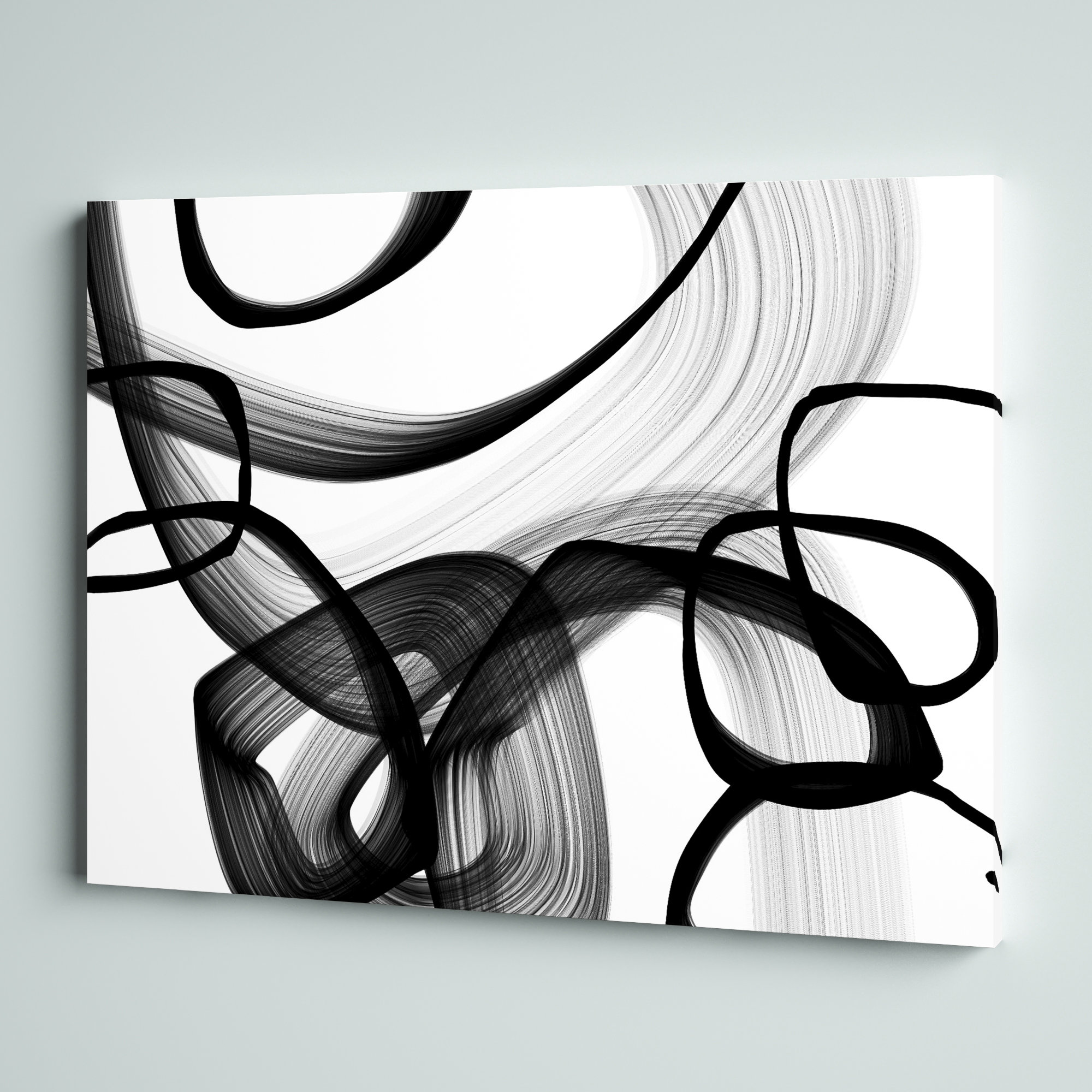 Mercury Row® Abstract Poetry in Black & White 91 by Irena Orlov, Modern ...