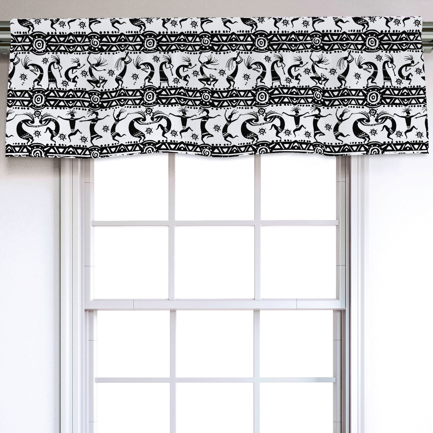 East Urban Home African 54" Window Valance | Wayfair