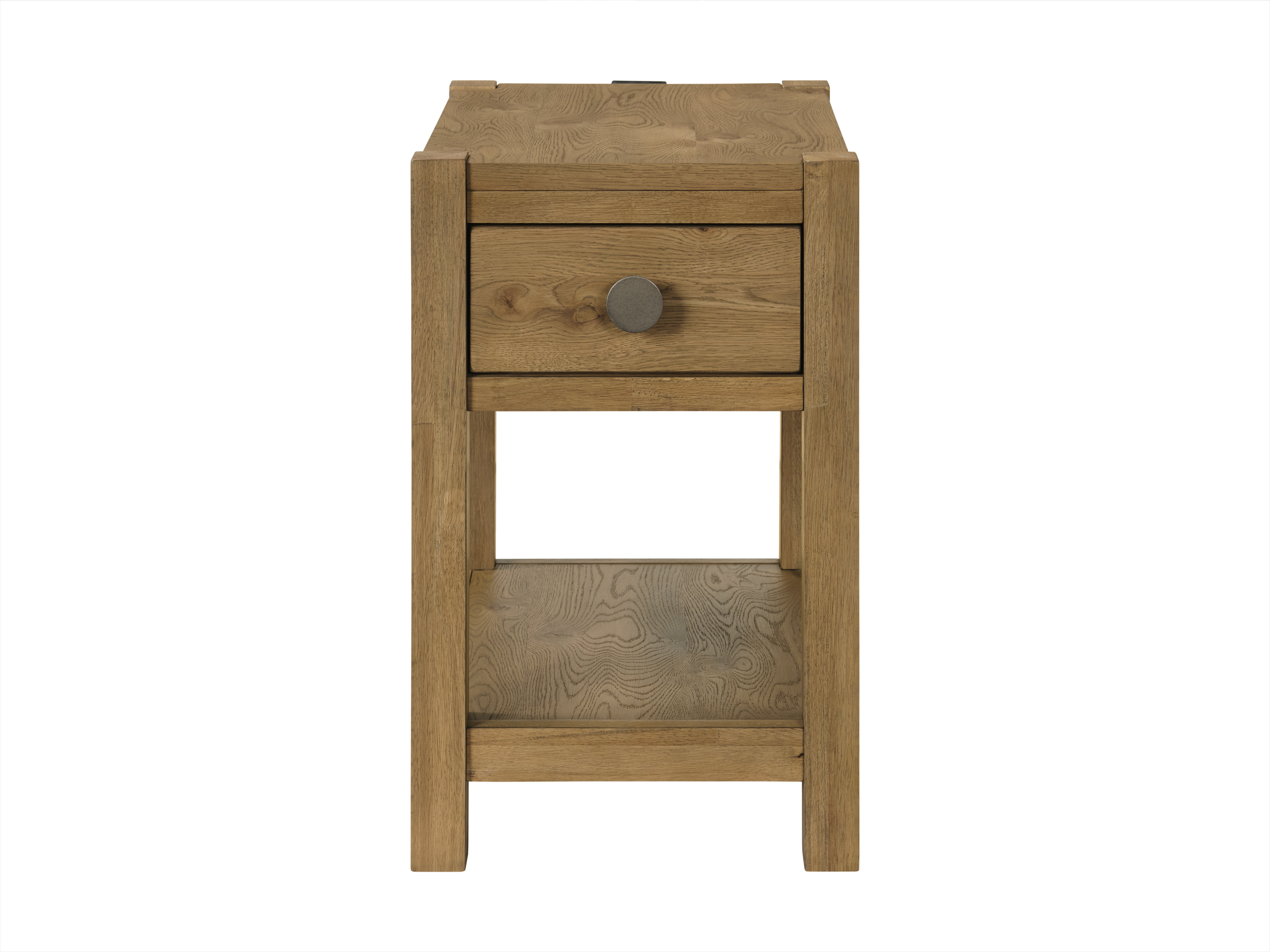 The Twillery Co.® Needham 1 - Drawer 16" Wide End Table with Power ...