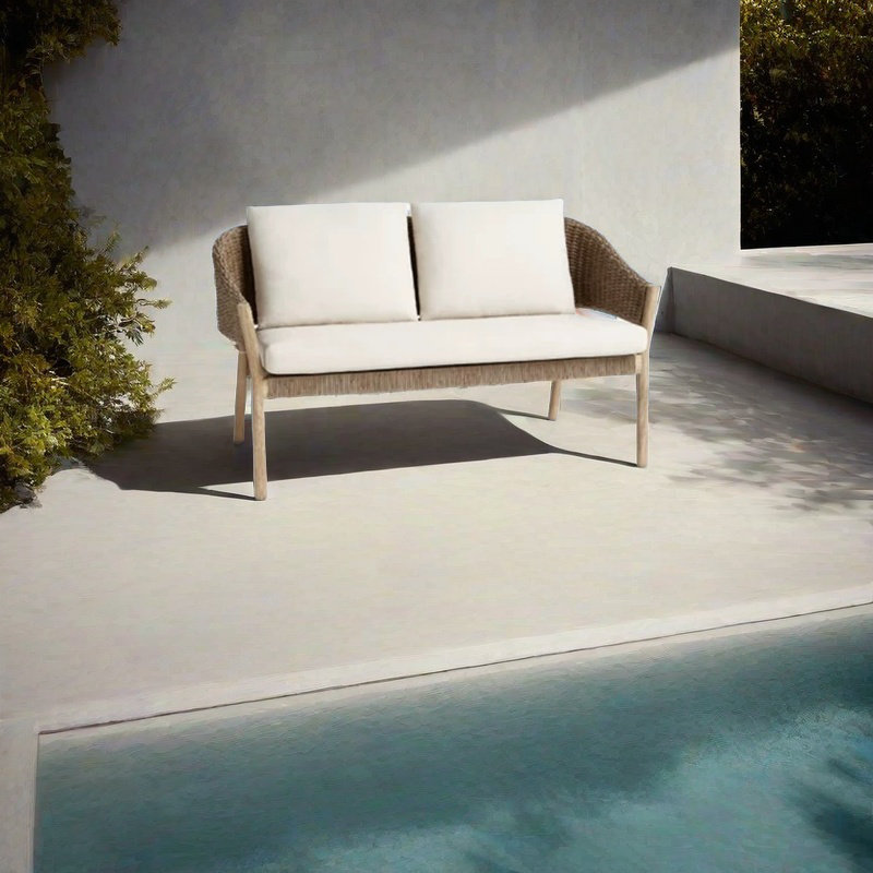 A Zoetic Home Weatherproof Outdoor Sofa | Wayfair