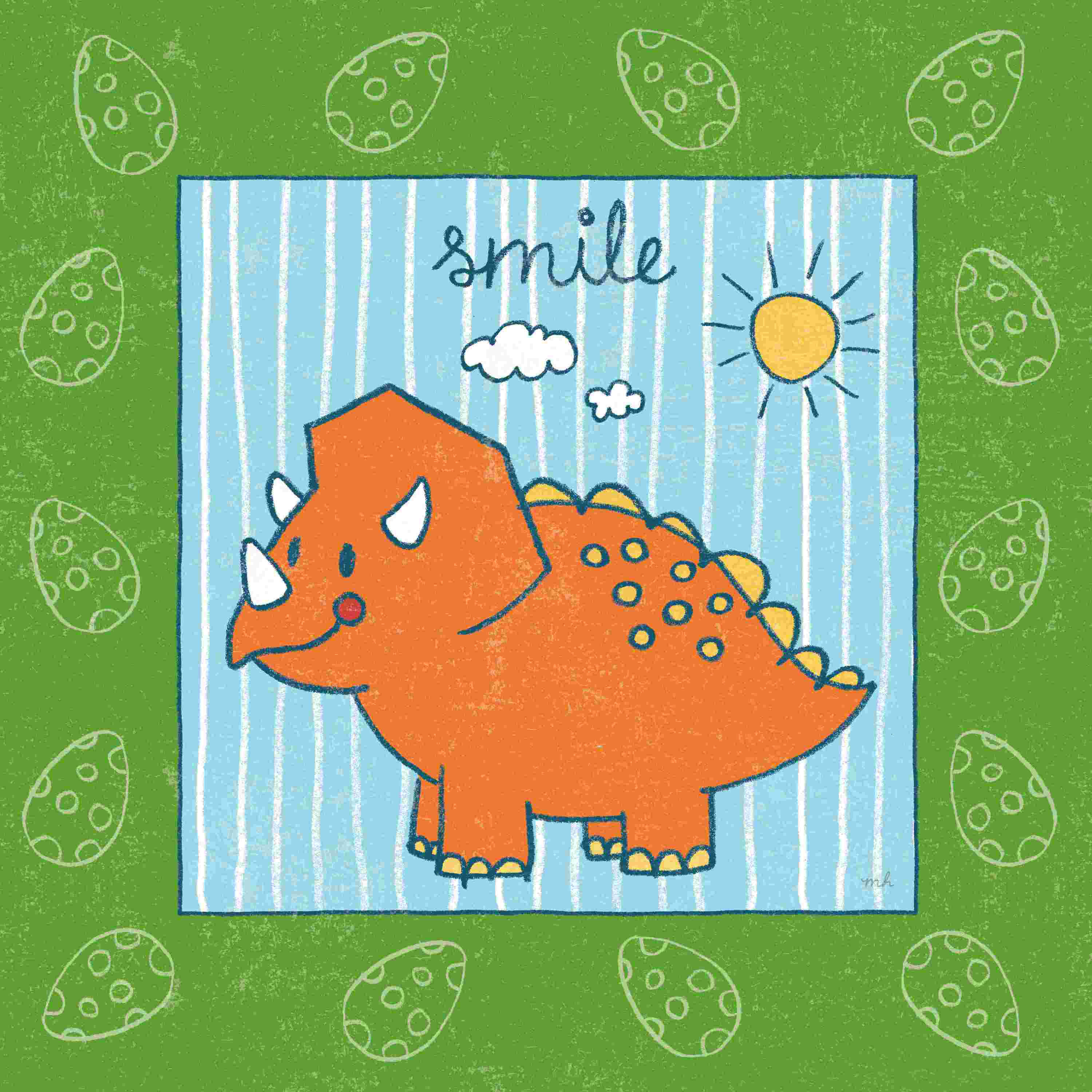 Zoomie Kids Dino Mighty III by Moira Hershey - Wrapped Canvas Painting ...