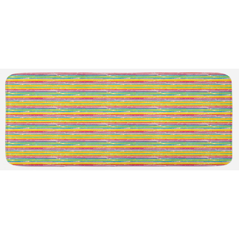 East Urban Home Colorful Kitchen Mat | Wayfair