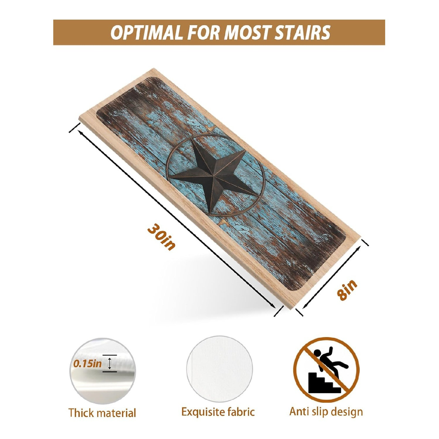 Foundry Select Stair Treads For Wooden Steps,Western Metal Stars ...