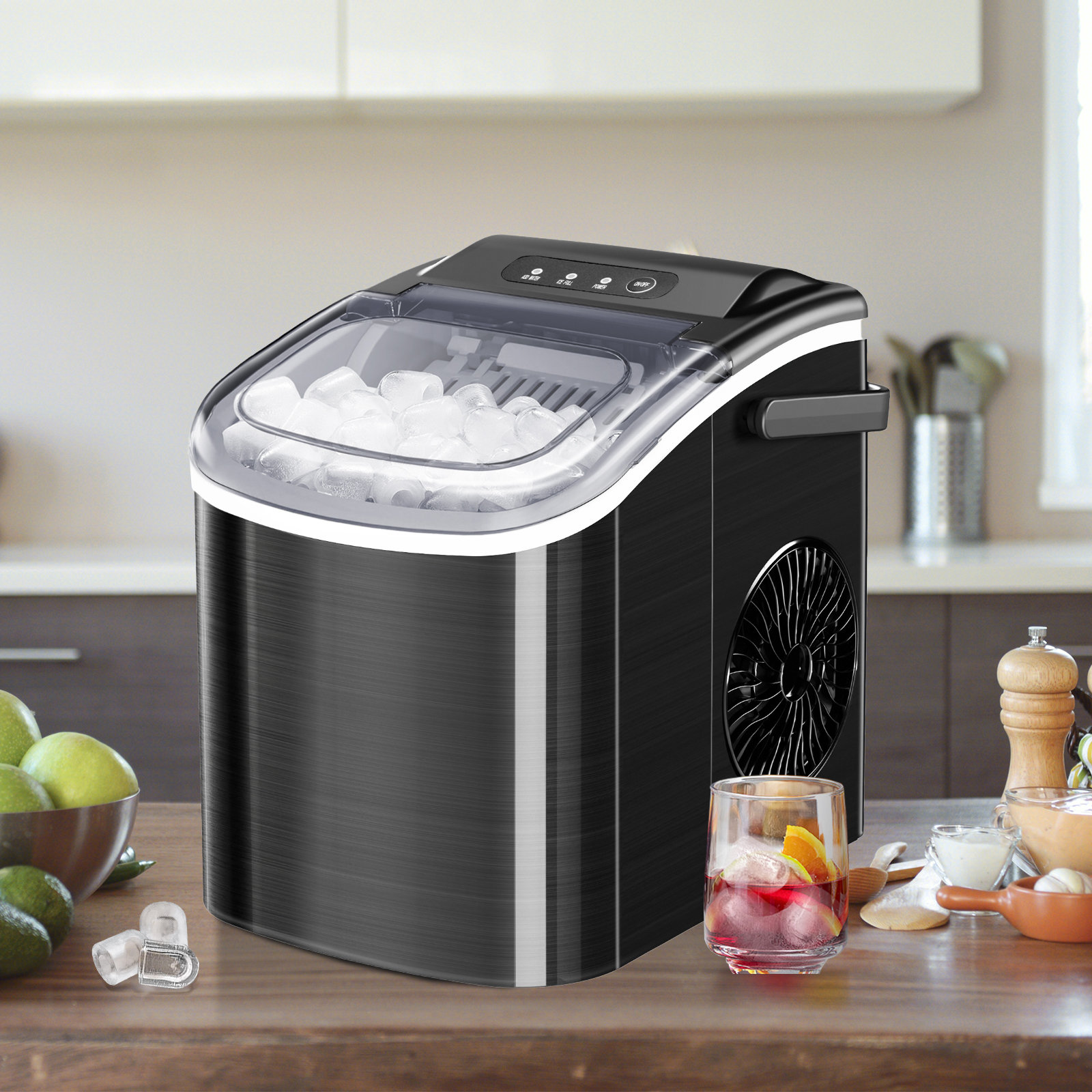 Antarctic Star Countertop Ice Maker Ice Machine With Handle,Self ...