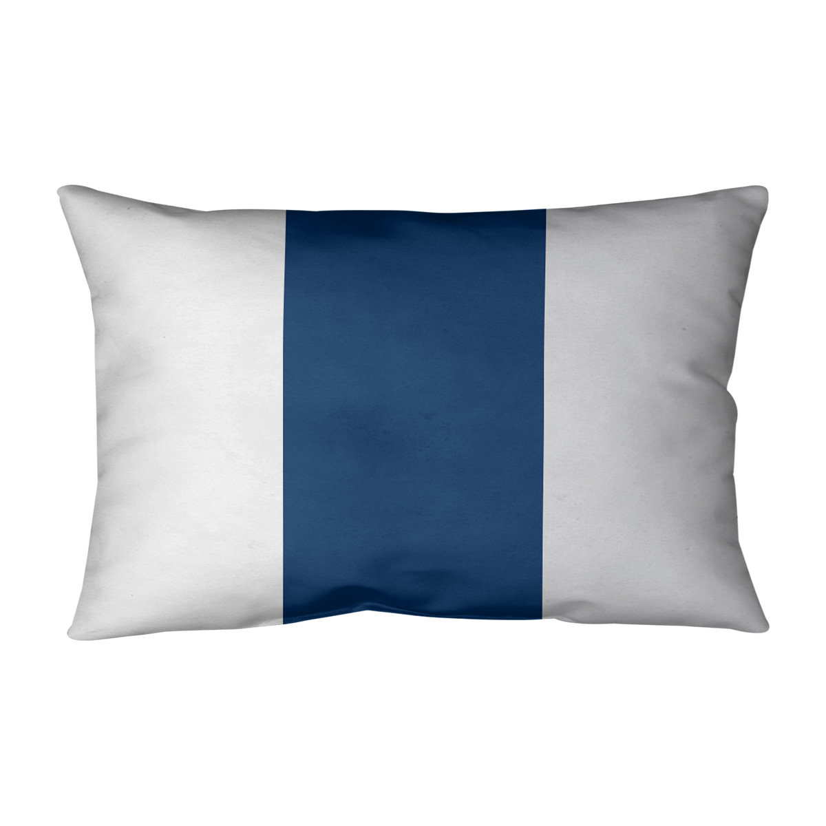 ArtVerse Houston Baseball Linen Striped Lumbar Pillow | Wayfair