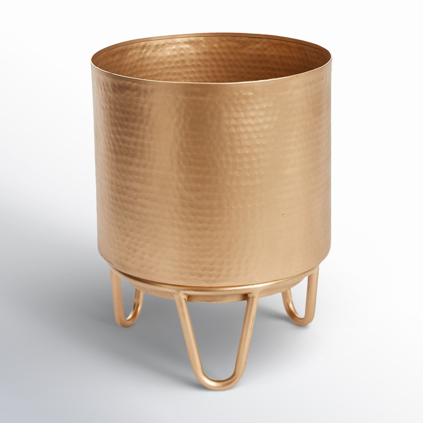 AllModern Aliana Metal Cachepot & Reviews | Wayfair