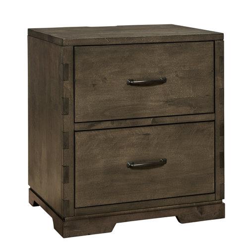 Emmit 2 Drawer Nightstand & Reviews | Birch Lane