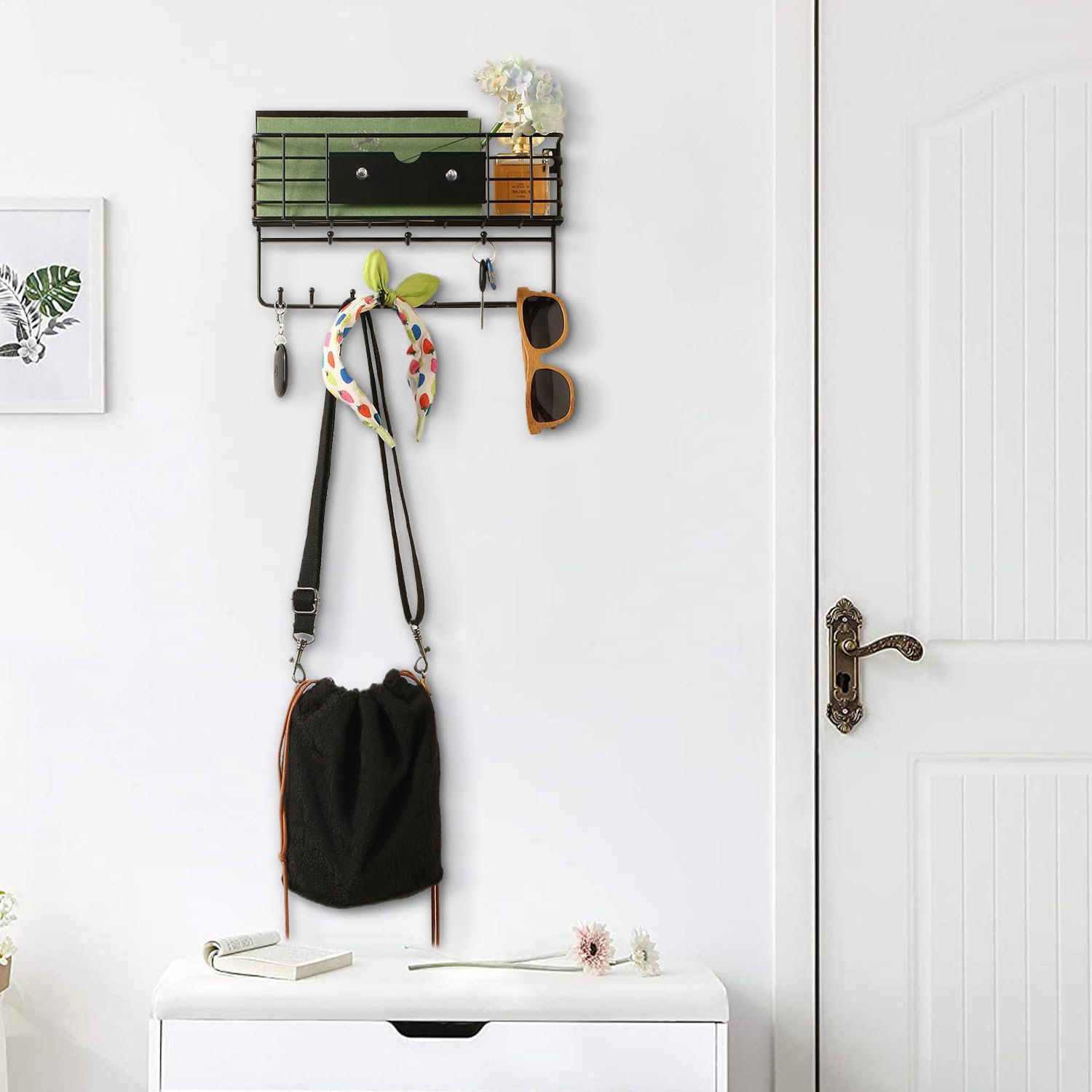 RAPTIZ Key Holder For Wall Decorative, Entryway Key Hooks, Multi ...