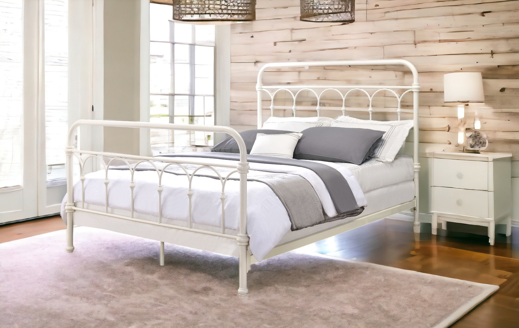 Canora Grey Citron White Finish Bed | Wayfair