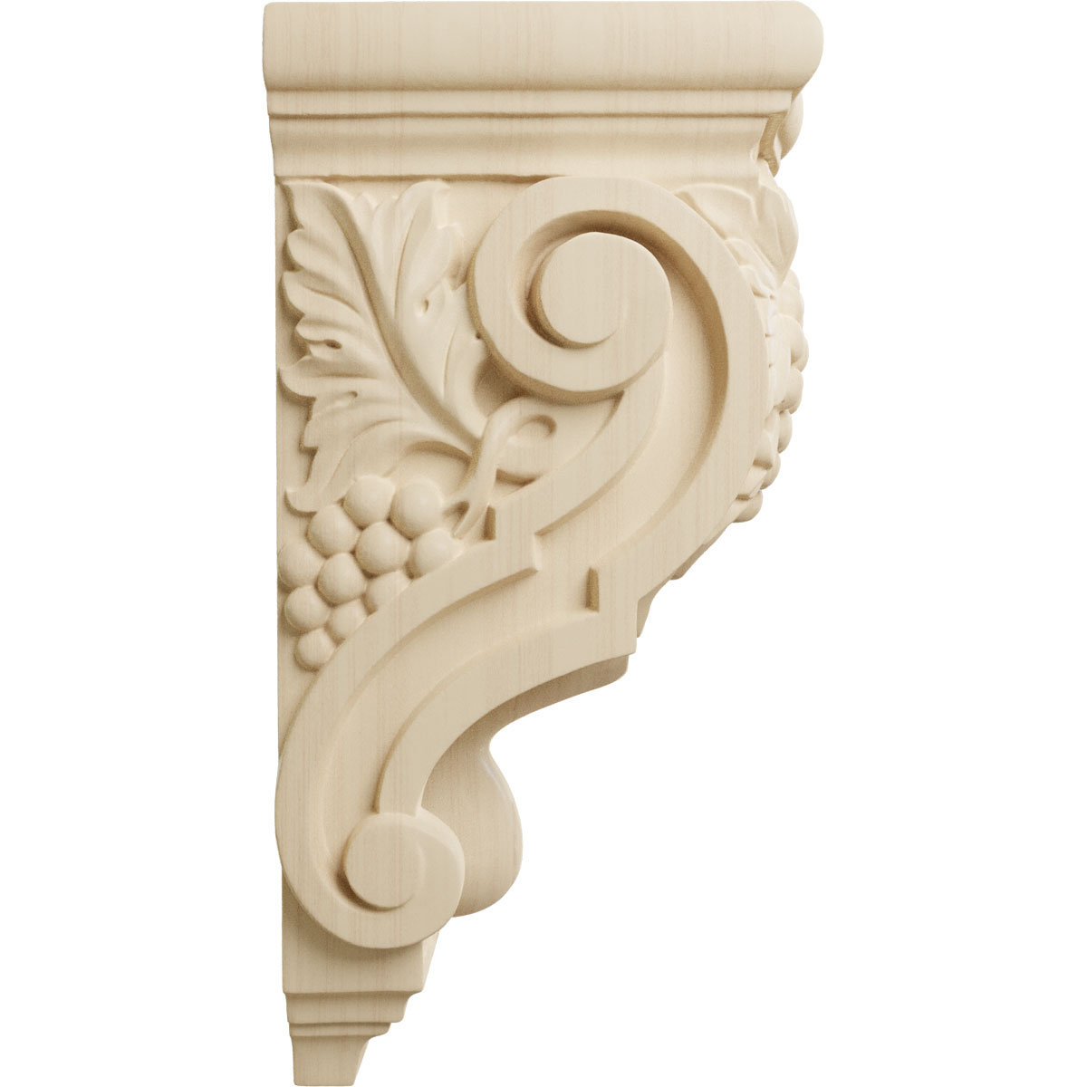 Ekena Millwork Medium Grape Bunches Corbel | Wayfair