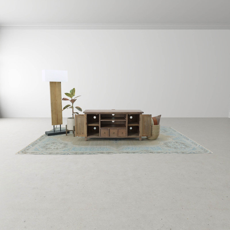 Loon Peak® Felisita Solid Wood Entertainment Center & Reviews | Wayfair