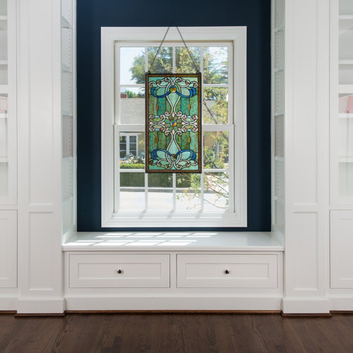 Green Stained Glass Panels You'll Love | Wayfair