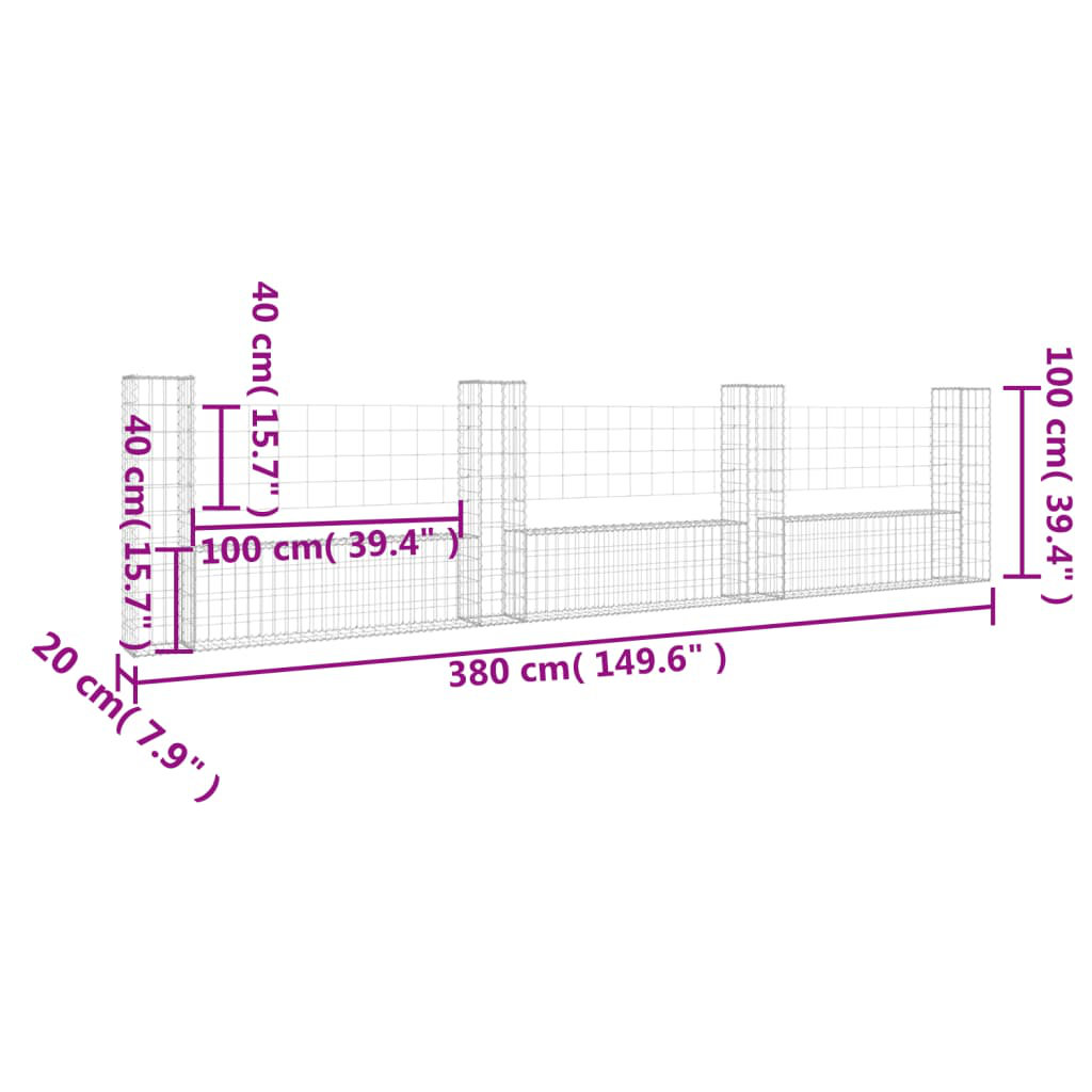 VidaXL Silver Metal Fence Panel | Wayfair