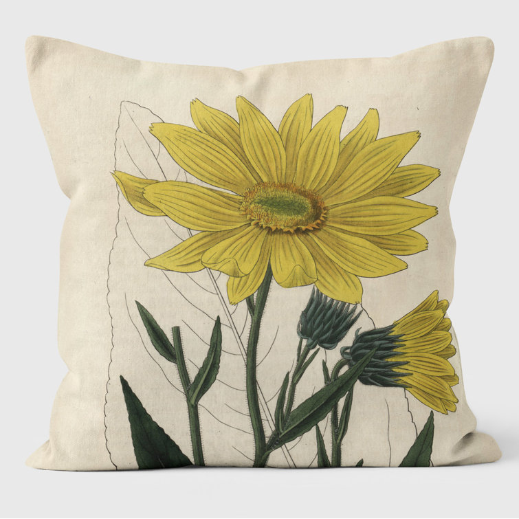 We Love Cushions Helianthus - Botanical Cushion | Wayfair.co.uk