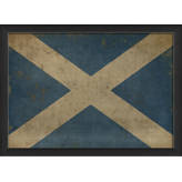 The Artwork Factory Scottish Flag III Framed Graphic Art | Wayfair