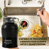 Equator Advanced Appliances Equator Garbage Disposal 3/4HP ULTRA QUIET ...