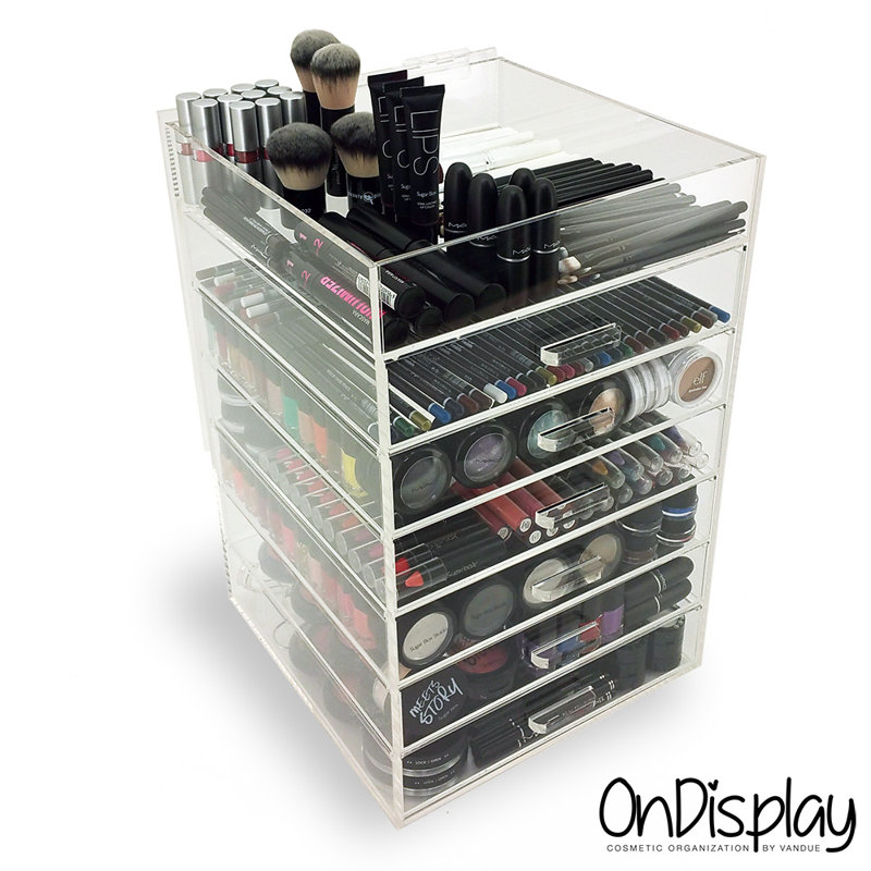 The Holiday Aisle® Stillwater 7 Tier Cosmetic Organizer & Reviews | Wayfair