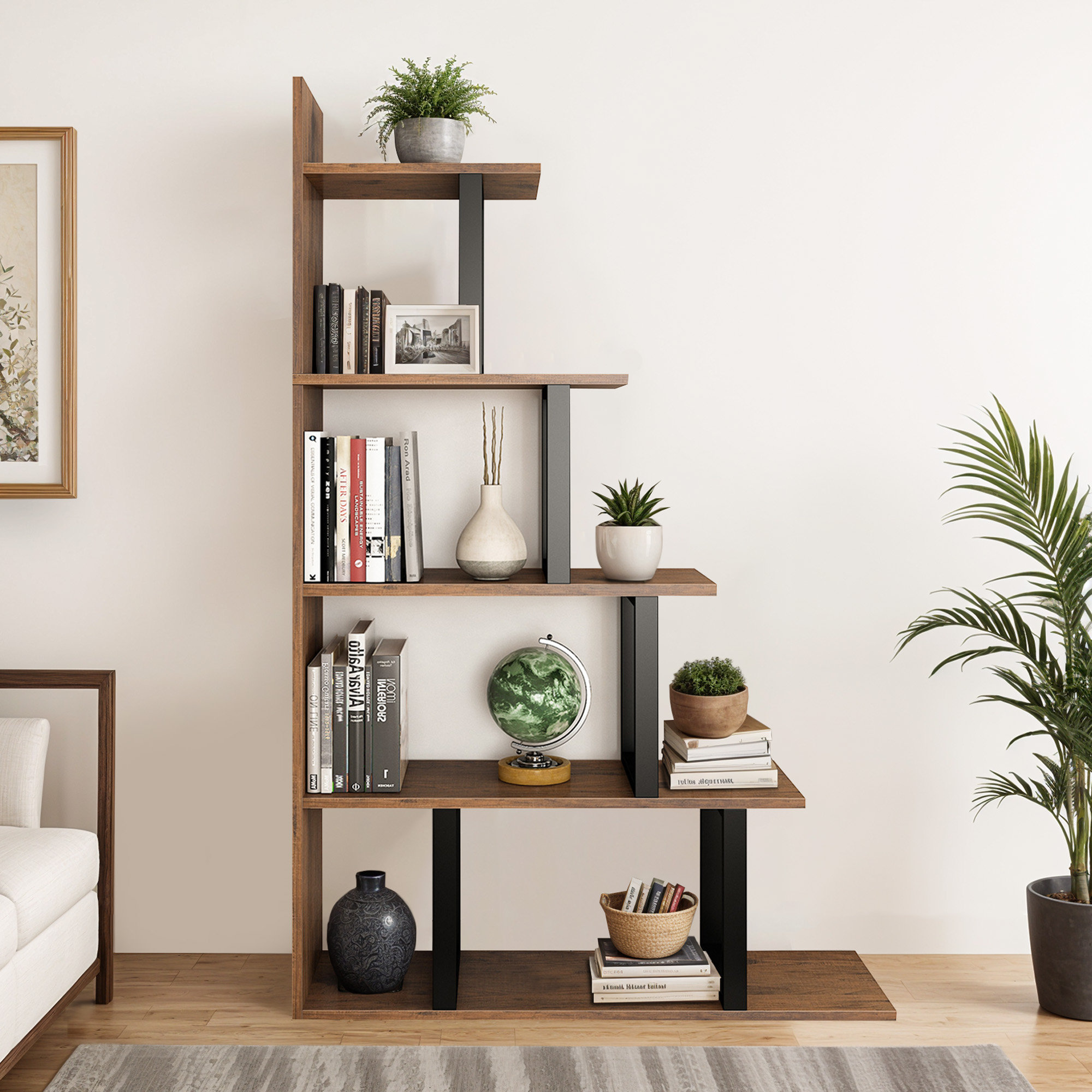 Ebern Designs Venecia Bookcase & Reviews | Wayfair